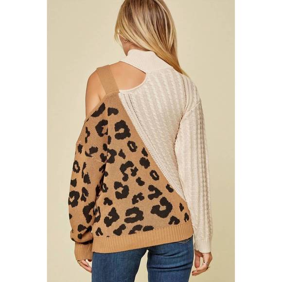 ANDREE BY UNIT | Sweaters | New Andree By Unit Cutout Color Block ...
